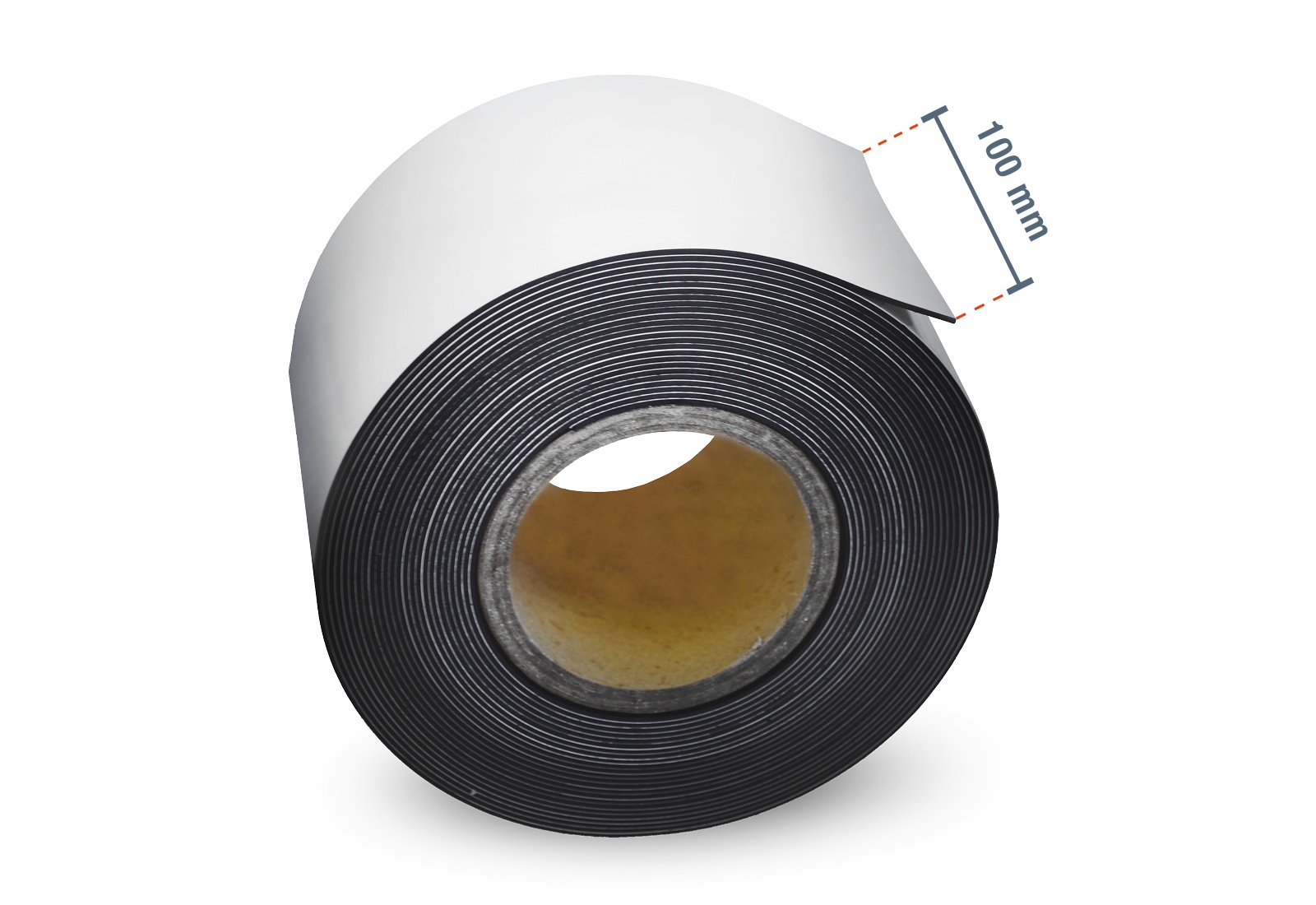 Bande magnétique pour marquage, réutilisable, largeur 100 mm | TOPREGAL